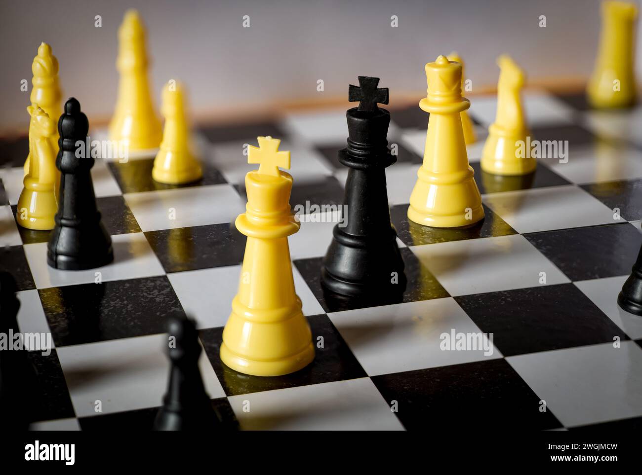 A strategic standoff unfolds on the checkered battlefield, where ...