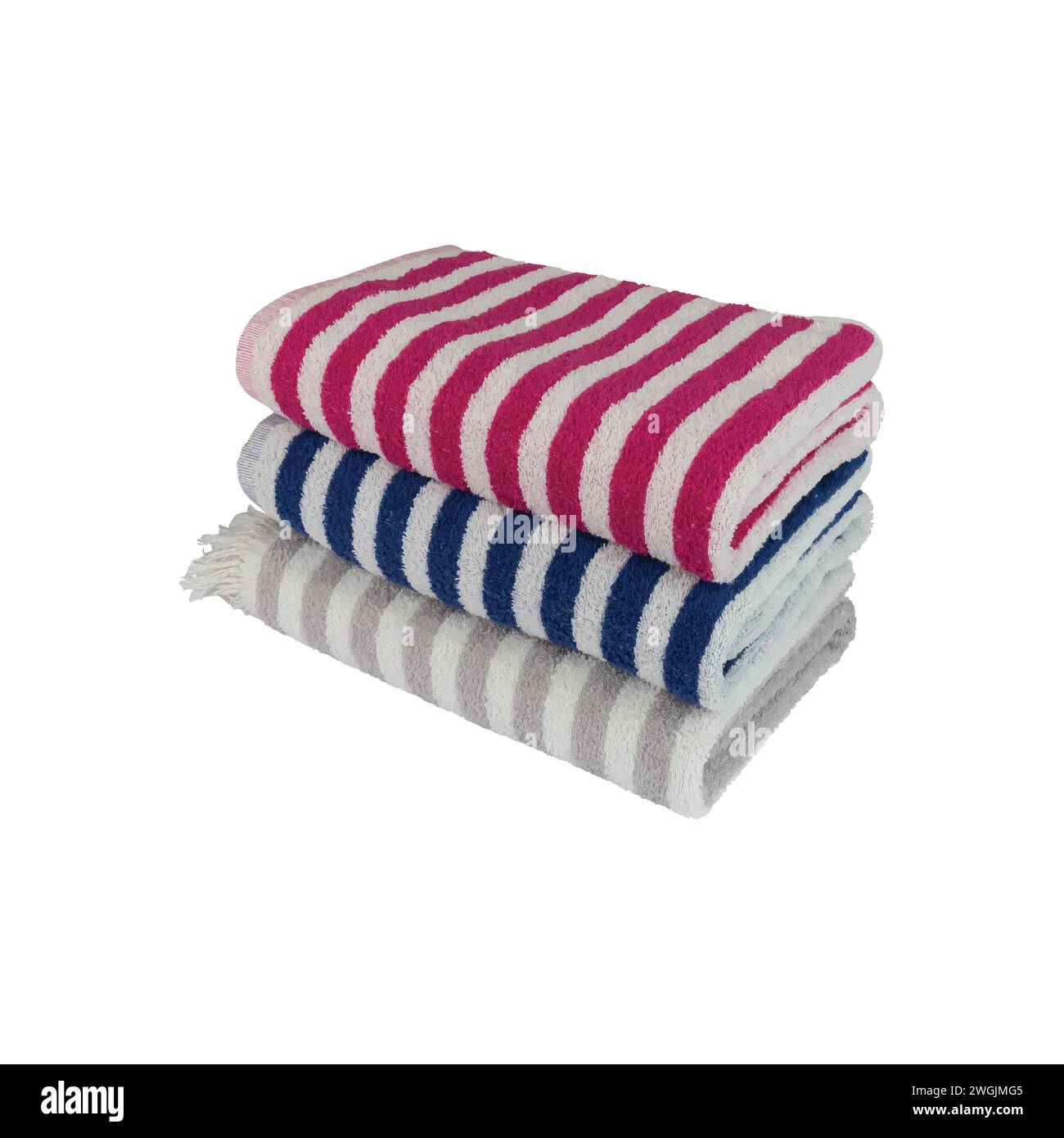 Towels Stock Vector Images - Alamy