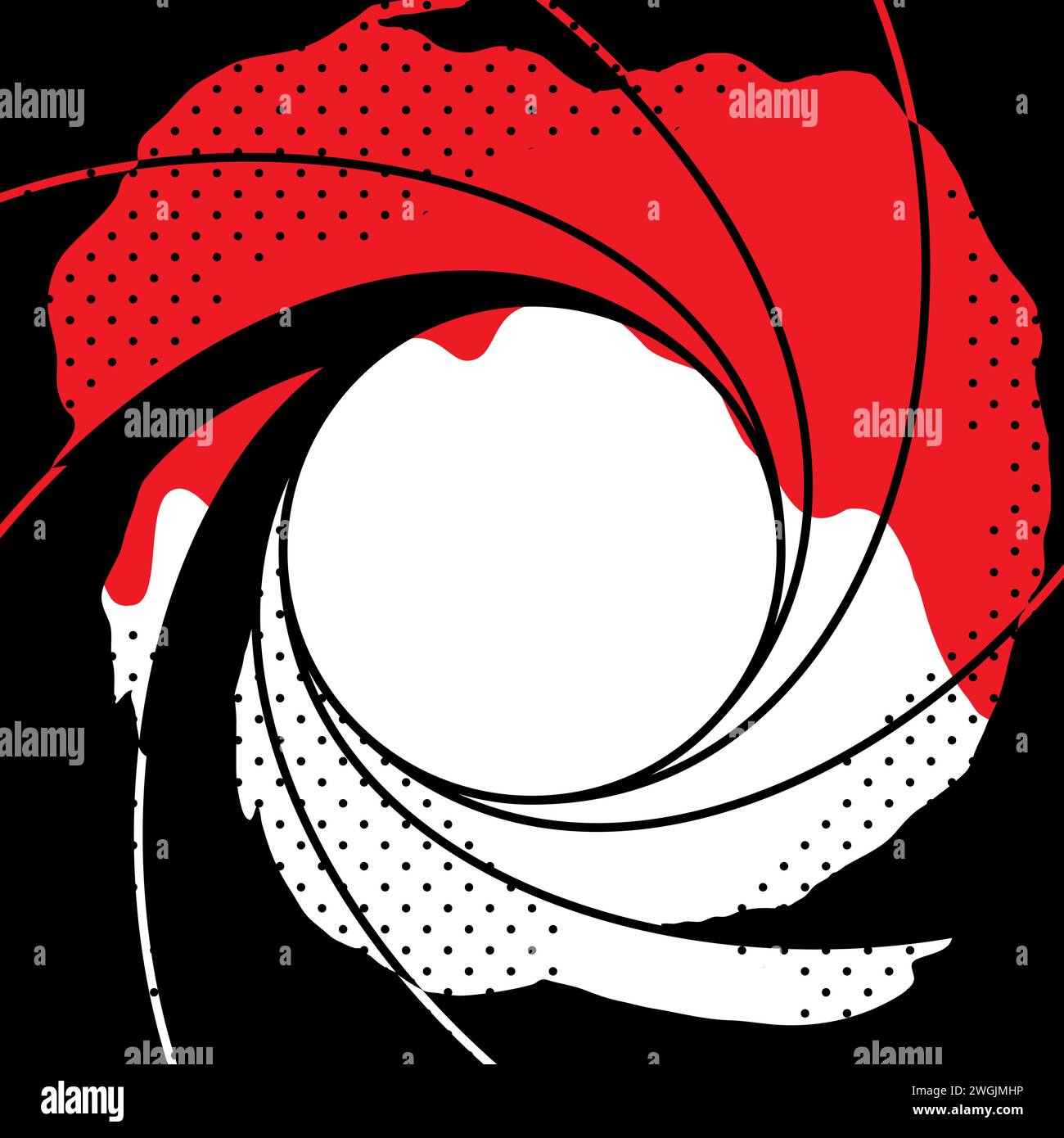 Inside a handgun or rifle barrel aiming at target Stock Photo - Alamy