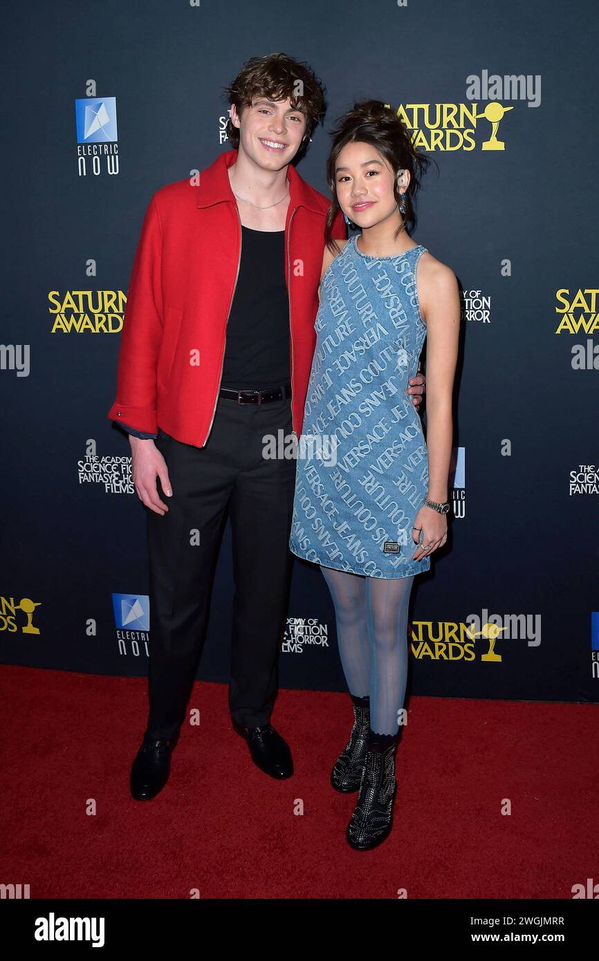 Jack Champion und Trinity Jo-Li Bliss bei der Verleihung der 51. Saturn Awards 2024 im Los ...