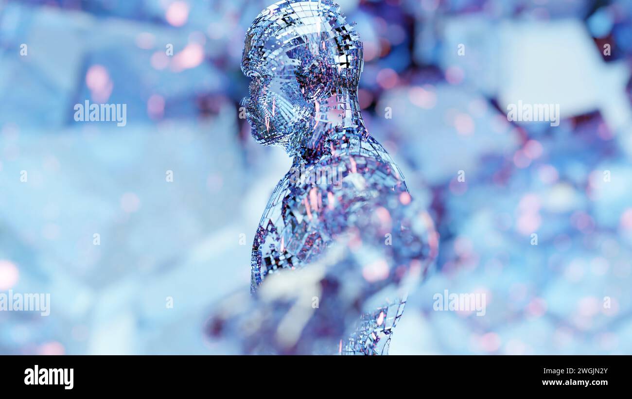 Big data artificial intelligence ai machine learning hi-res stock ...