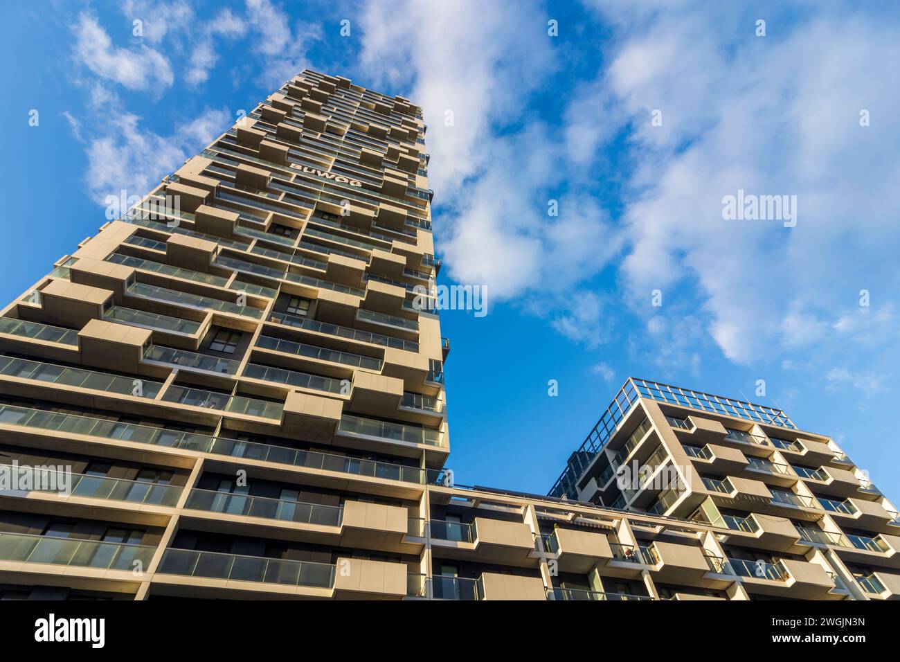 Vienna: Marina Tower in 02. Leopoldstadt, Wien, Austria Stock Photo - Alamy