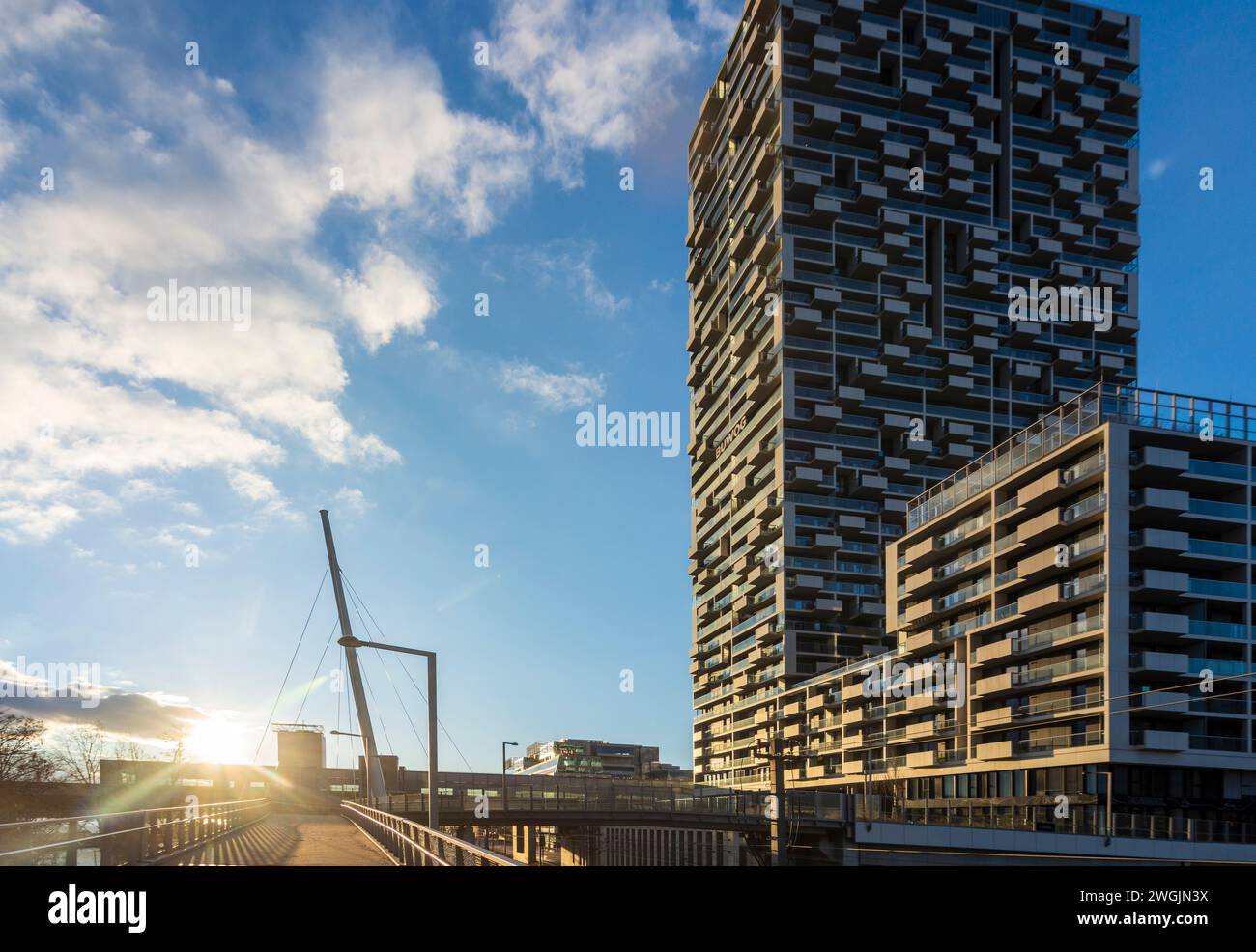 Vienna: Marina Tower in 02. Leopoldstadt, Wien, Austria Stock Photo - Alamy
