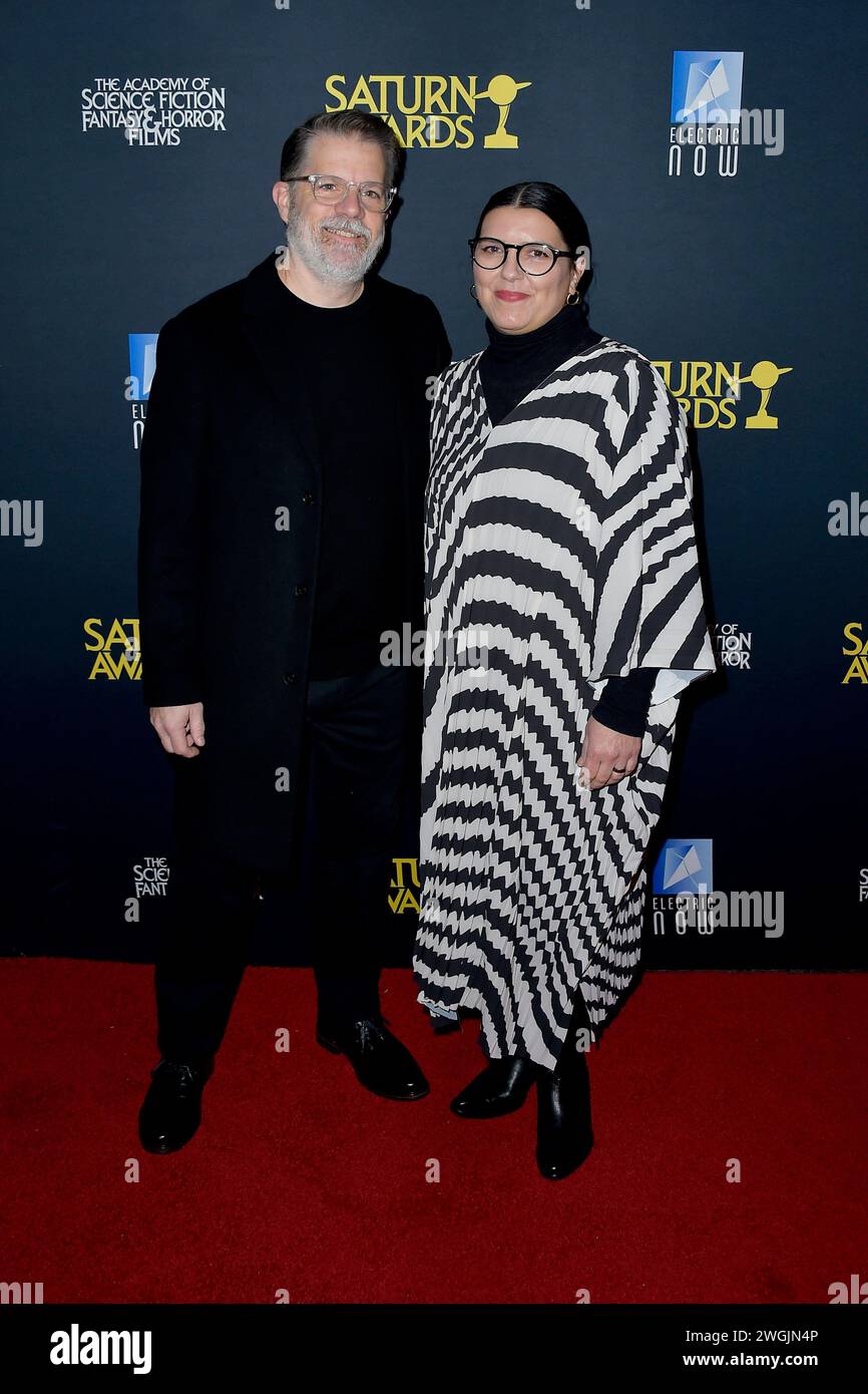 Brian Flynn und Dora Drimalas bei der Verleihung der 51. Saturn Awards ...