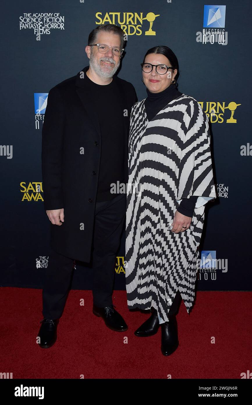 Brian Flynn und Dora Drimalas bei der Verleihung der 51. Saturn Awards ...