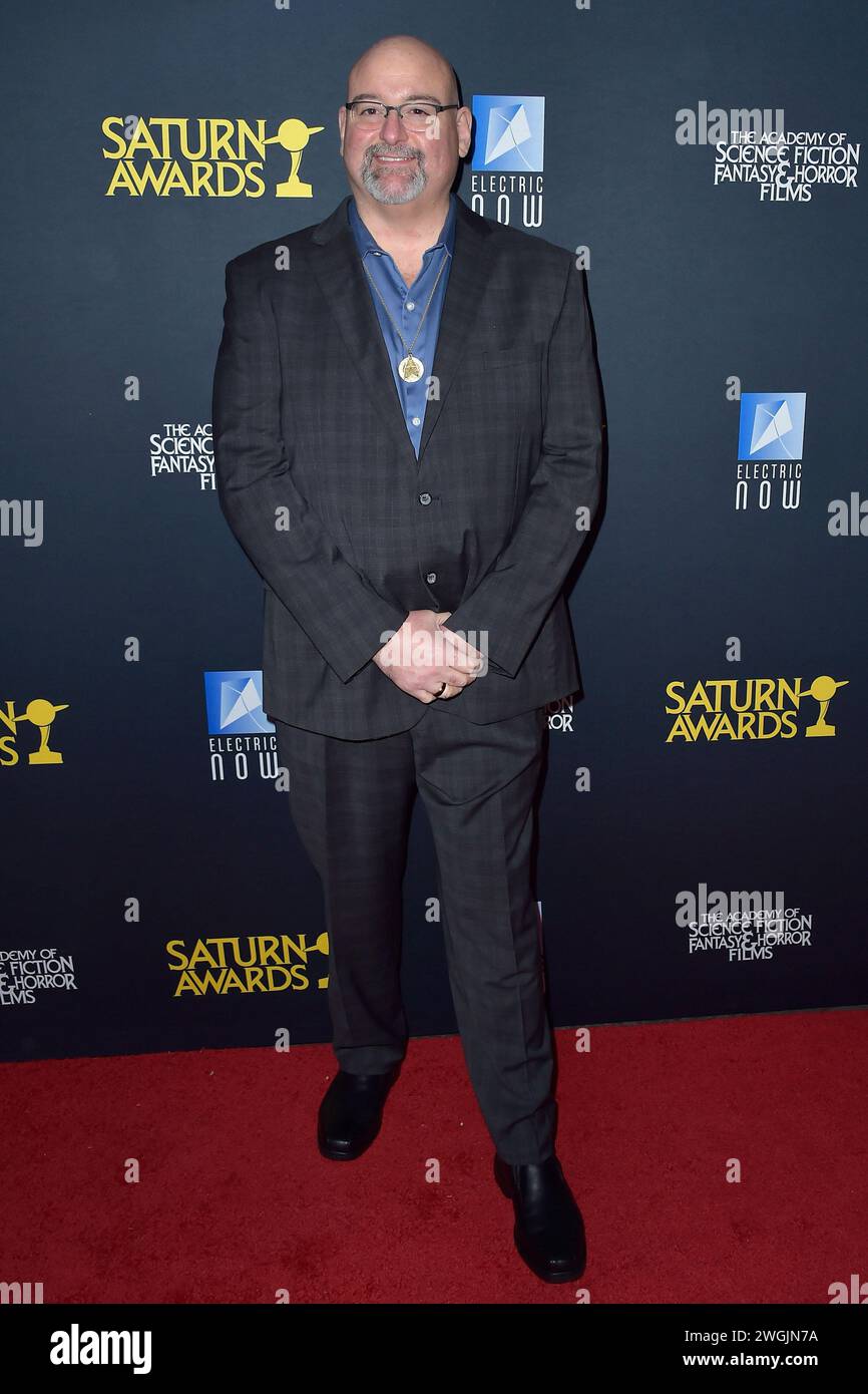 David C Fein mit Begleitung bei der Verleihung der 51. Saturn Awards ...