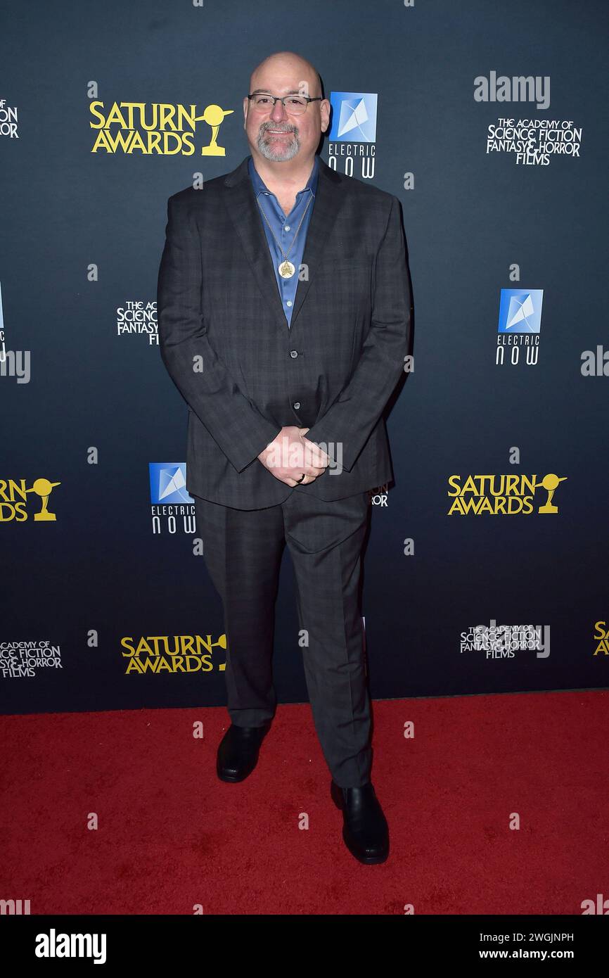 David C Fein mit Begleitung bei der Verleihung der 51. Saturn Awards ...
