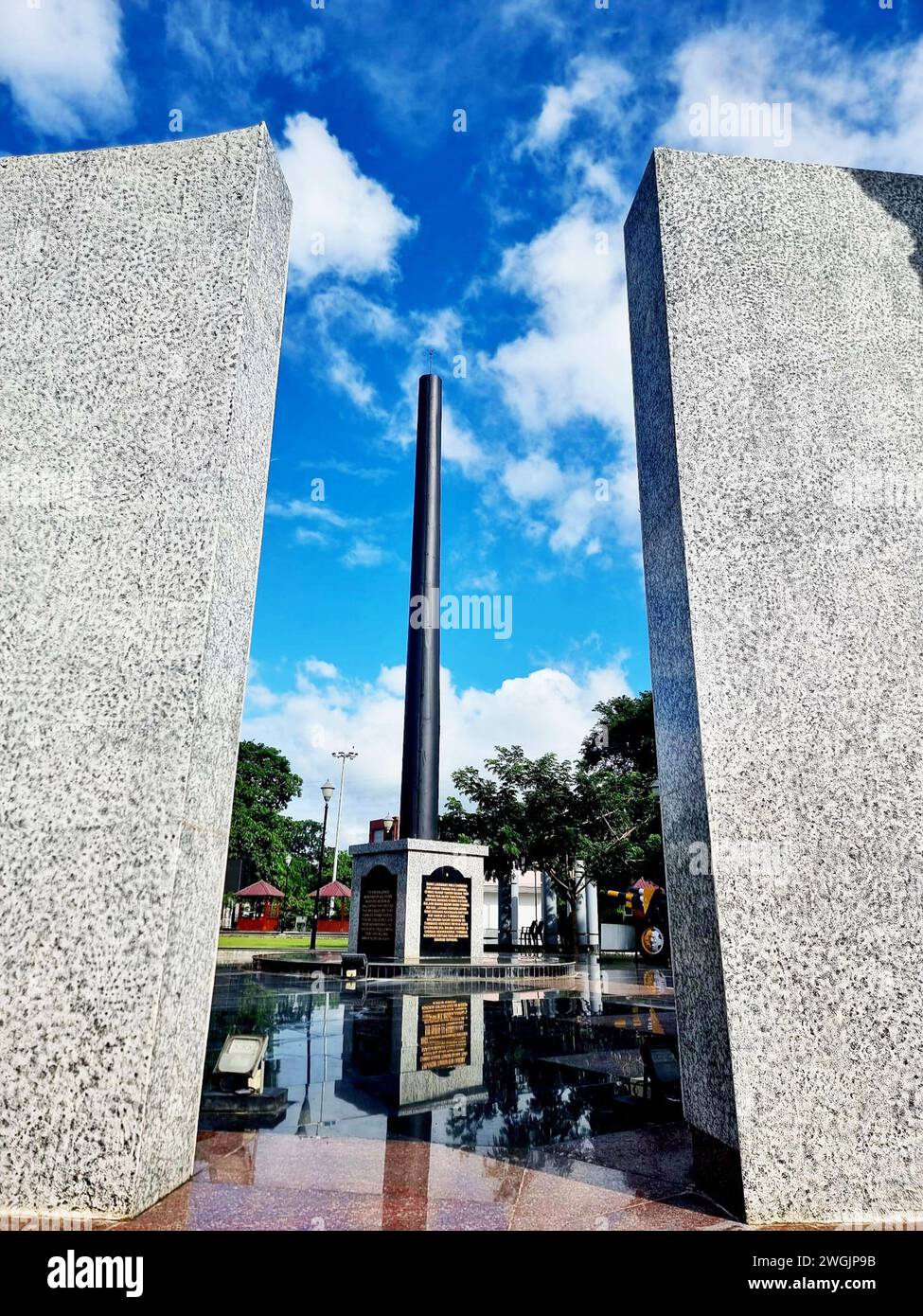 A tall obelisk at the Albert Ekka War Memorial in Agartala, serves as a monumental reminder of ...