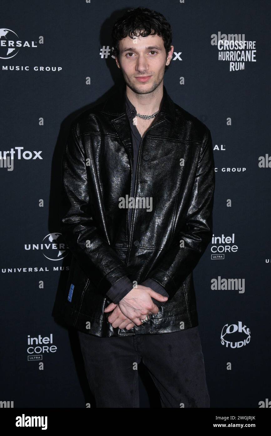 Los Angeles, USA. 05th Feb, 2024. Jeremy Zucker attends Universal Music ...