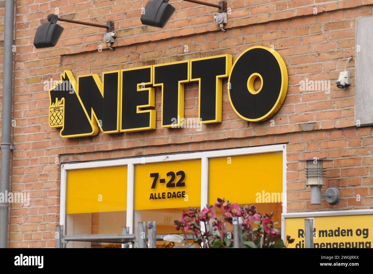 Kastrup/Copenhagen, Denmark /05 February 2024/.Netto grocery store in ...