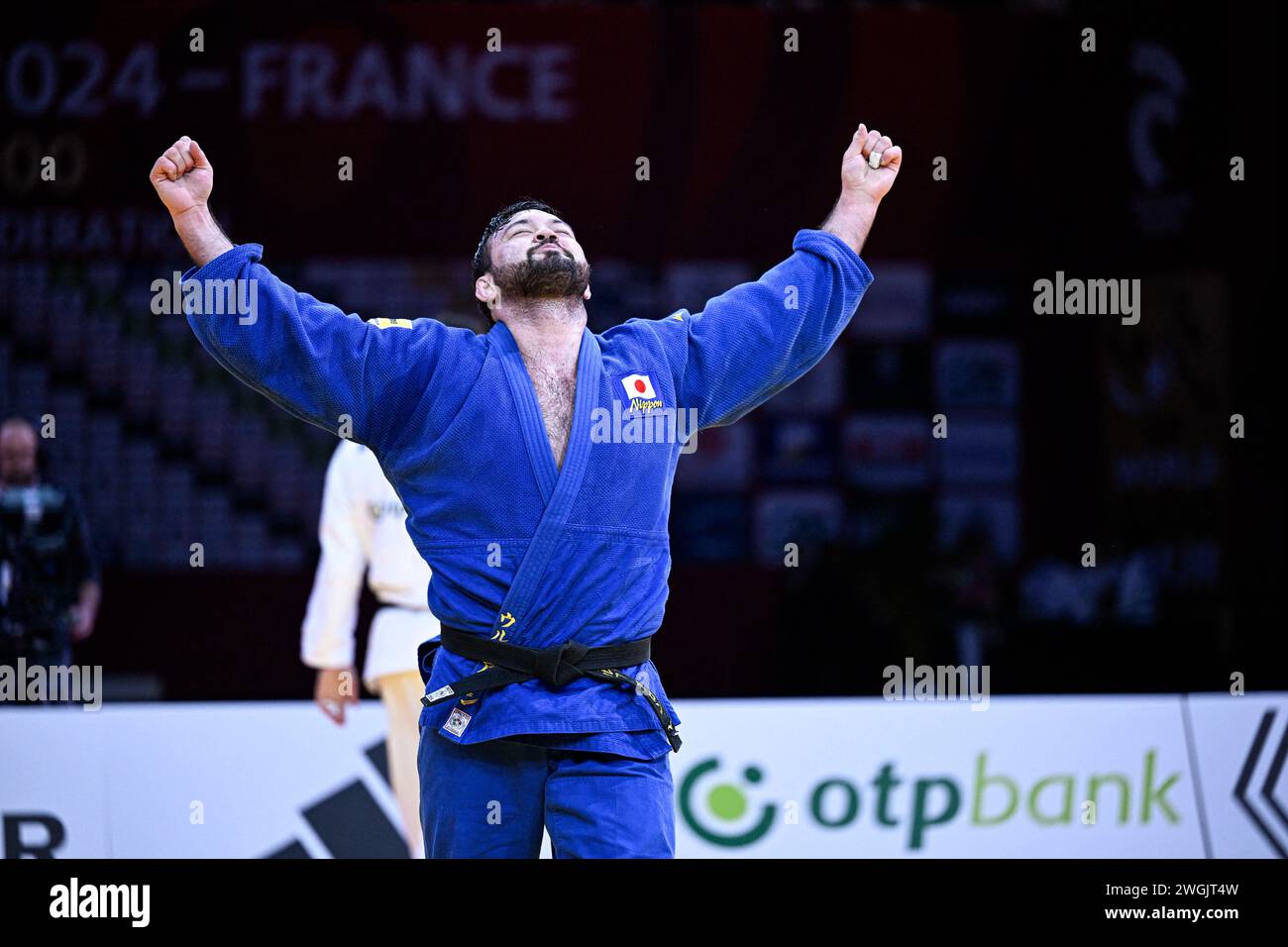 Aaron Wolf during the Paris Grand Slam 2024 IJF World Judo Tour event ...