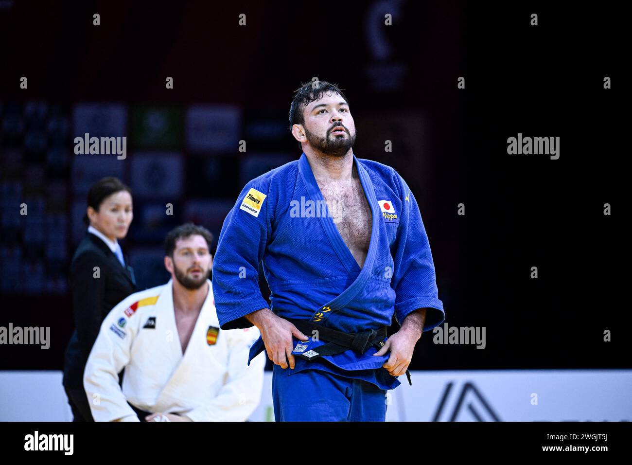 Aaron Wolf during the Paris Grand Slam 2024 IJF World Judo Tour event ...