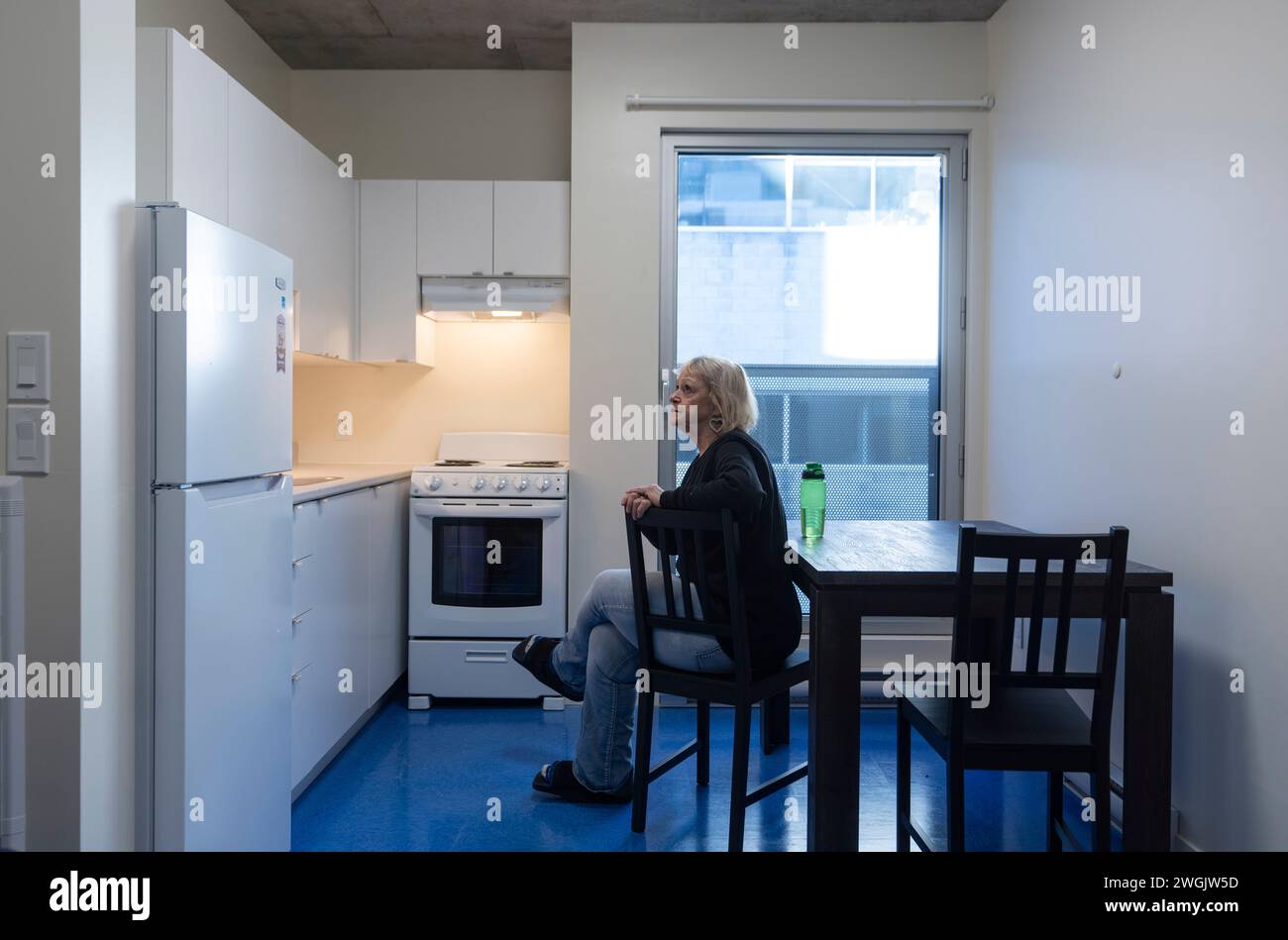 Montreal, Canada. 05th Feb, 2024. Monique Charette, a resident of Le ...