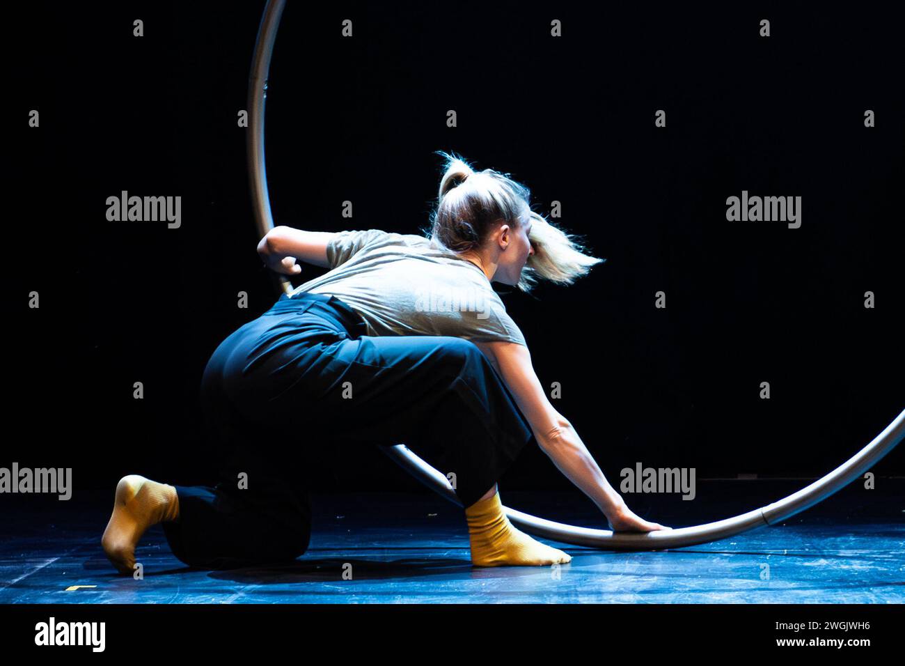Beverley Grant performing at the Circus for Gaza fundraising event at ...