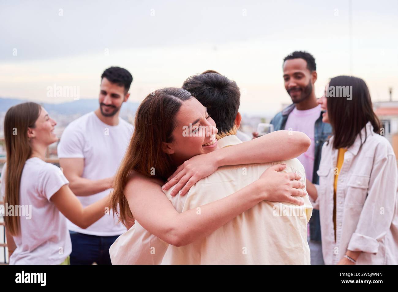 Grateful gathering hi-res stock photography and images - Alamy