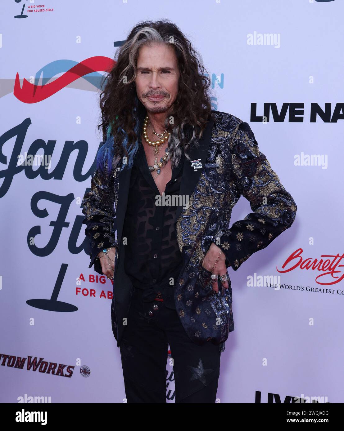 Hollywood, USA. 04th Feb, 2024. Steven Tyler attends the Jam for Janie ...
