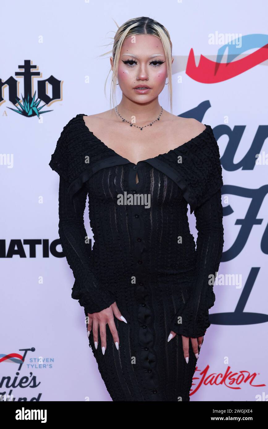 Snow Wife attends the Jam for Janie GRAMMY Awards Viewing Party ...