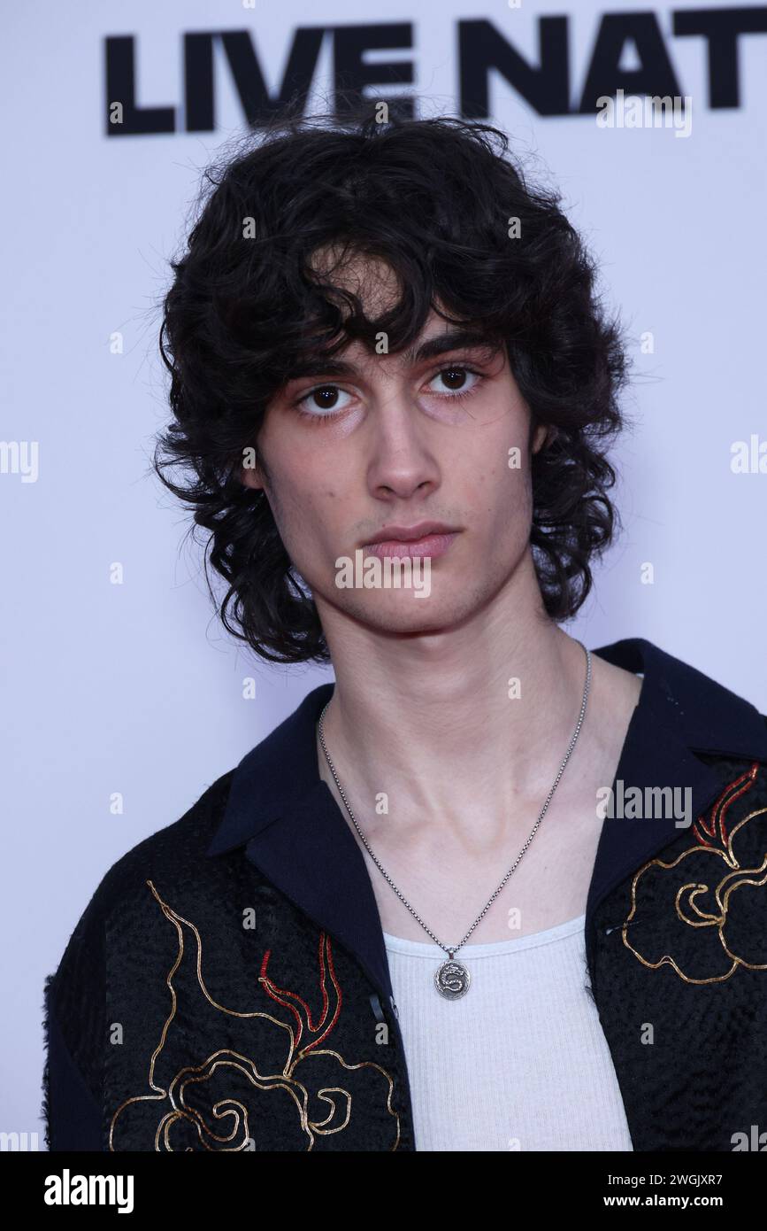 Hollywood, USA. 04th Feb, 2024. Sombr attends the Jam for Janie GRAMMY ...