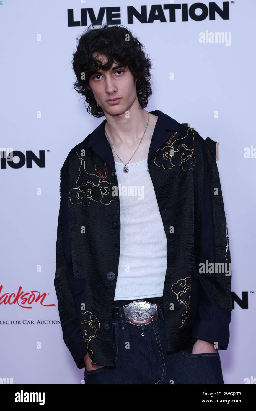 Hollywood, USA. 04th Feb, 2024. Sombr attends the Jam for Janie GRAMMY ...