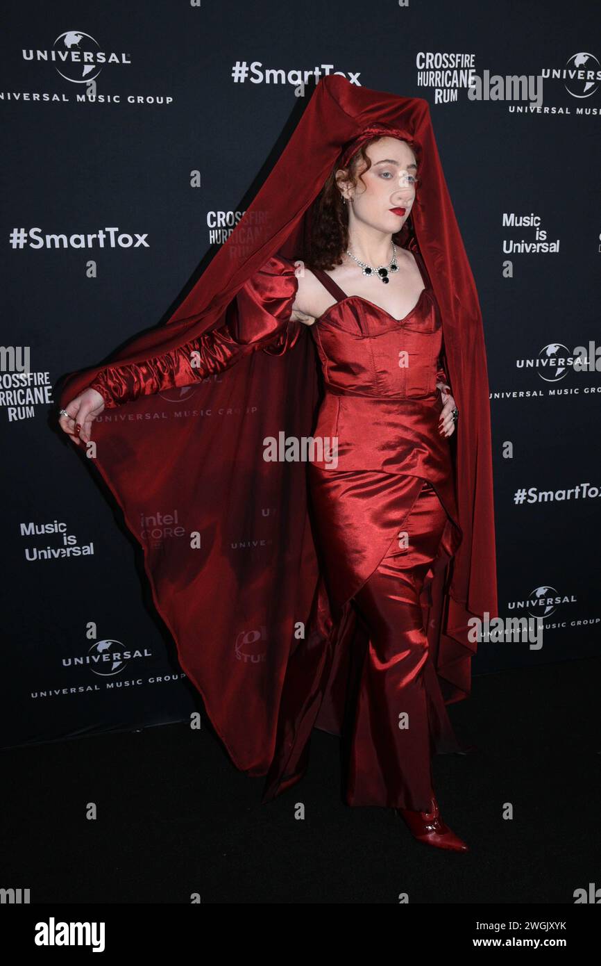 Los Angeles, USA. 05th Feb, 2024. Chappell Roan attends Universal Music ...