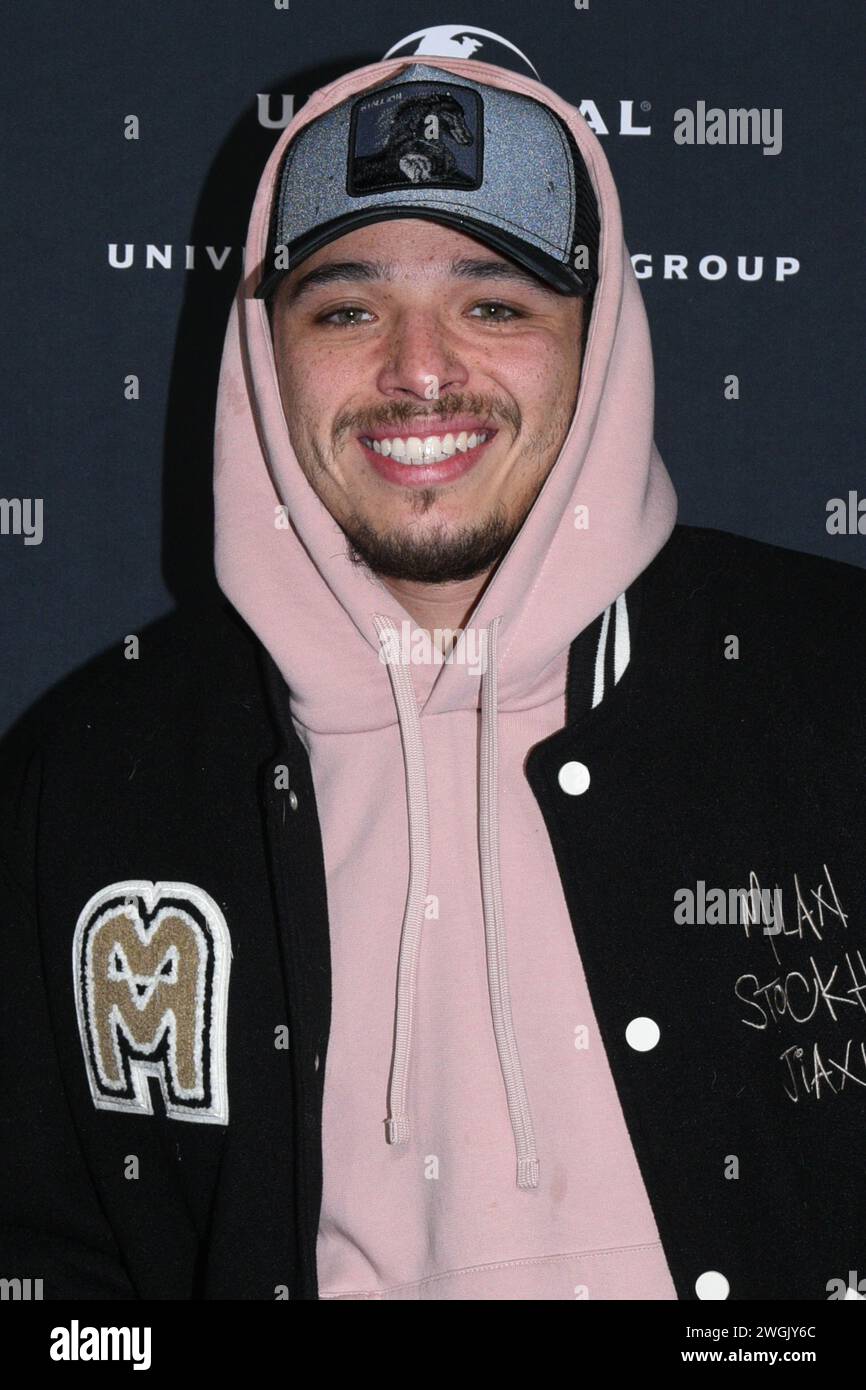 Los Angeles, USA. 05th Feb, 2024. Anthony Ramos attends Universal Music ...
