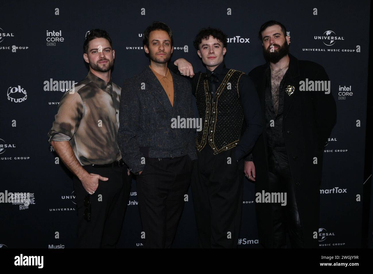 Los Angeles, USA. 05th Feb, 2024. Luka Bazulka, Colin Kendrick, Daniel ...