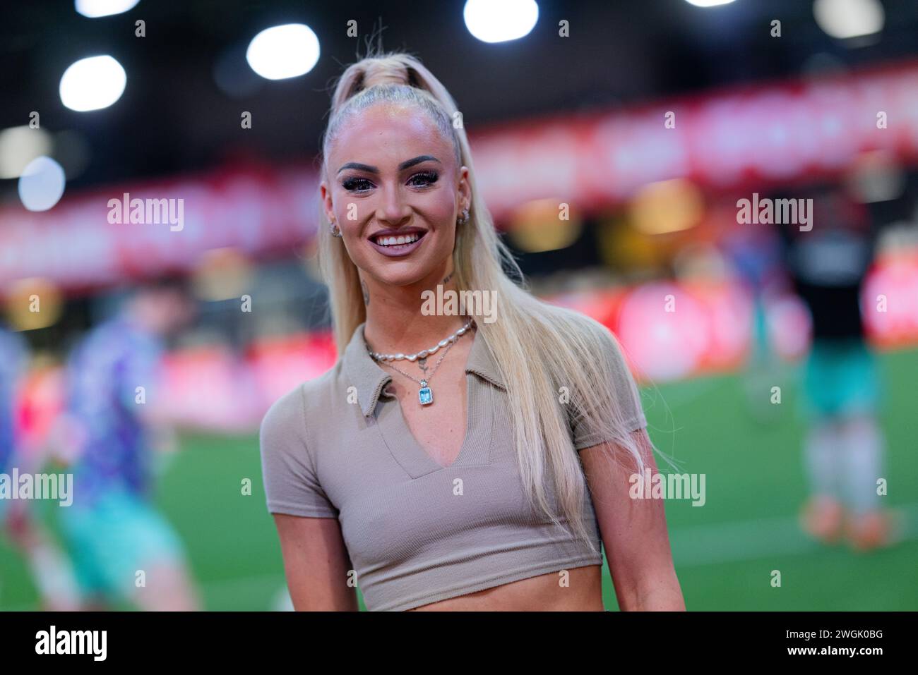 Cologne, Germany. 05th Feb, 2024. Alisha Lehmann, Swiss national soccer ...