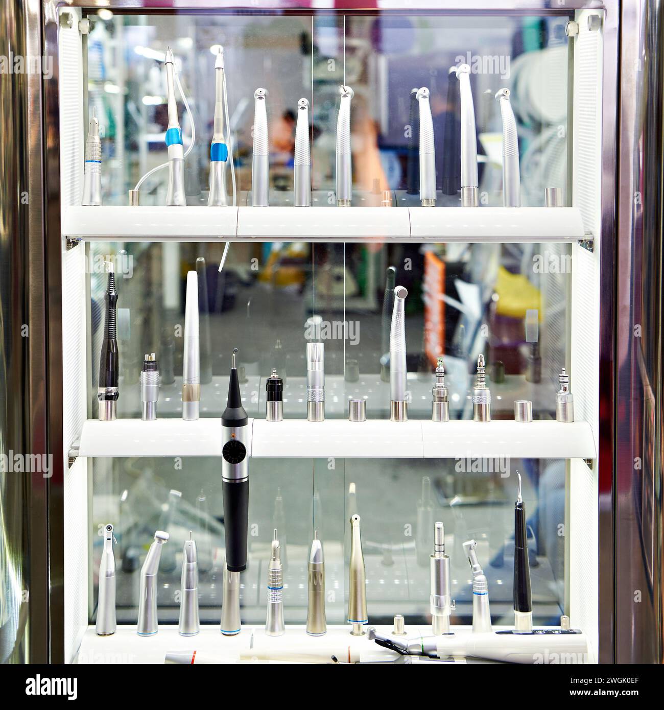 Corner dental handpieces in store Stock Photo - Alamy