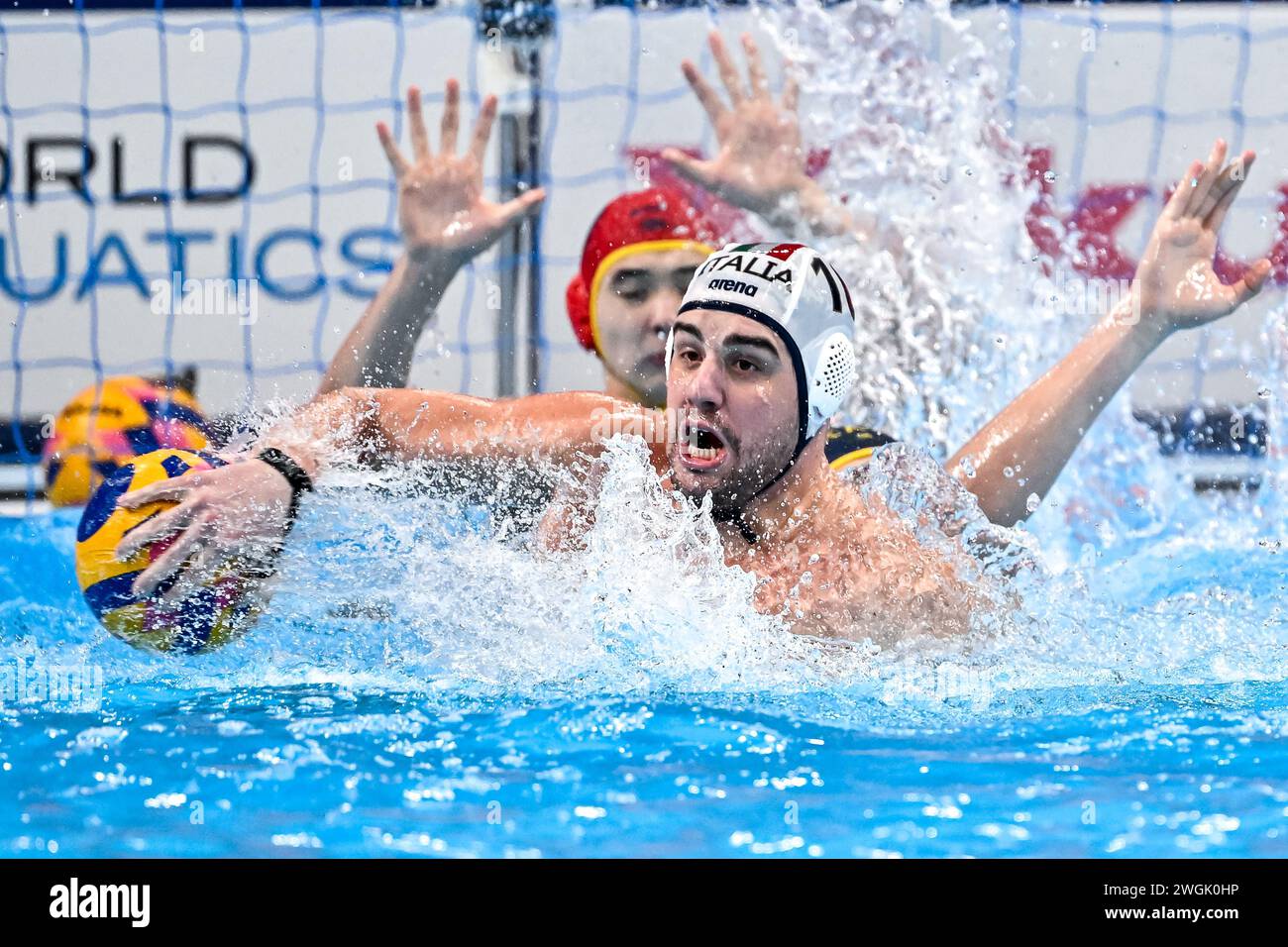 Lorenzo Bruni of Italy during the water polo men match between team ...