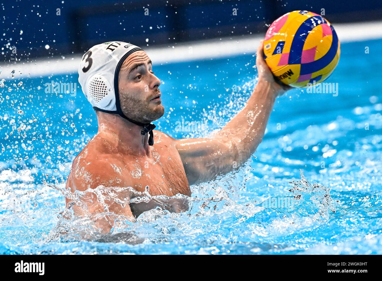 Doha 2024 world water polo championships hi-res stock photography and ...