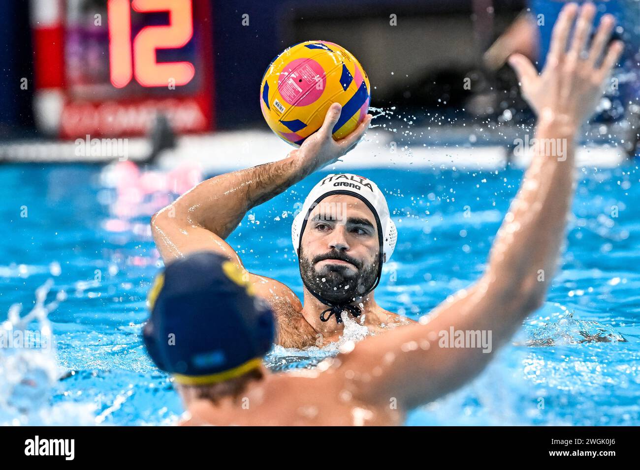 Francesco Di Fulvio of Italy during the water polo men match between ...