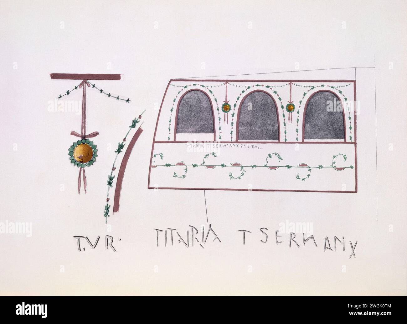 LAM-NECROPOLIS CARMONA-TUMBA TITO-DECORACION. Location: MUSEO ...