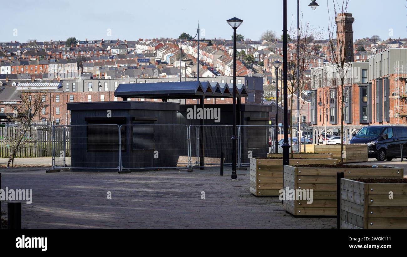 Barry, Vale of Glam, Wales 02 Feb 2024: The Business Quarter located on ...