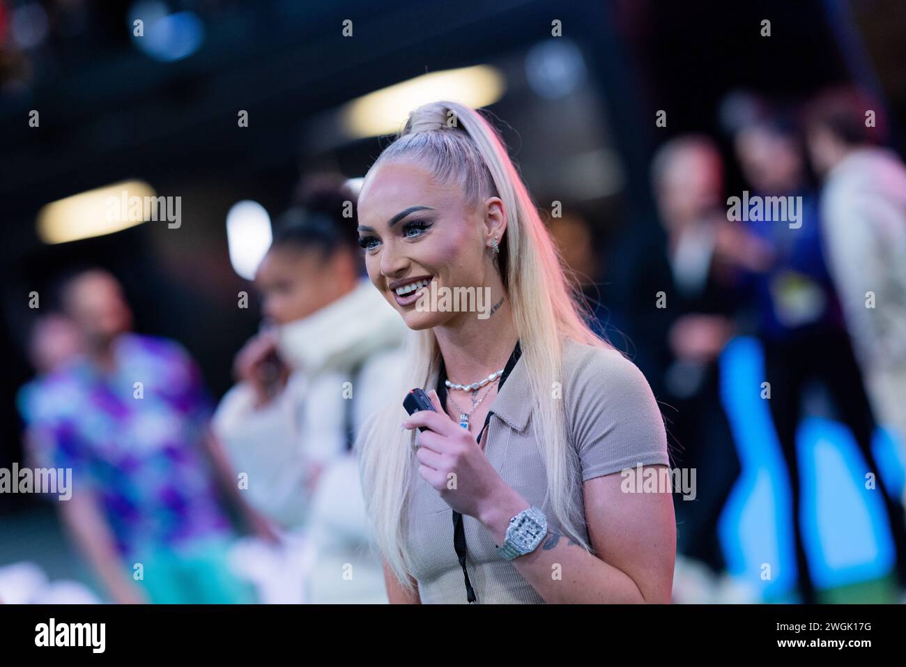 Cologne, Germany. 05th Feb, 2024. Alisha Lehmann, Swiss national soccer ...