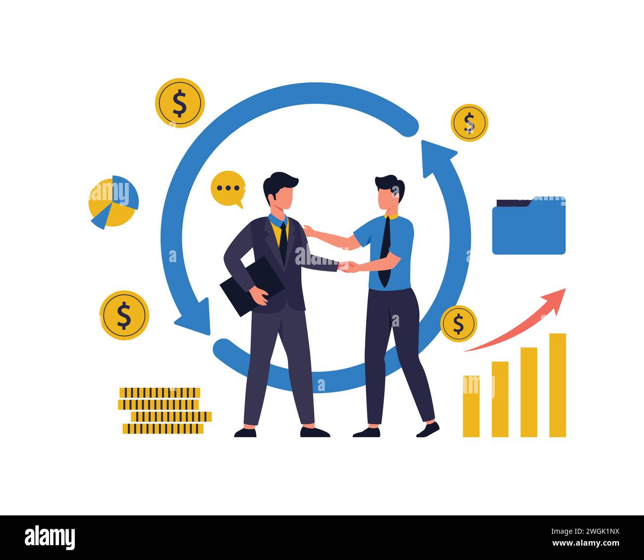 Investor join Stock Vector Images - Alamy