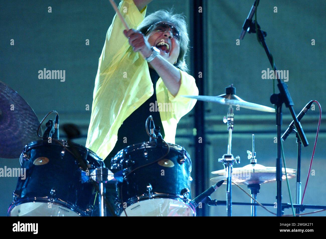 Milan Italy 2004-05-28 : Tullio De Piscopo, Italian singer and drummer ...