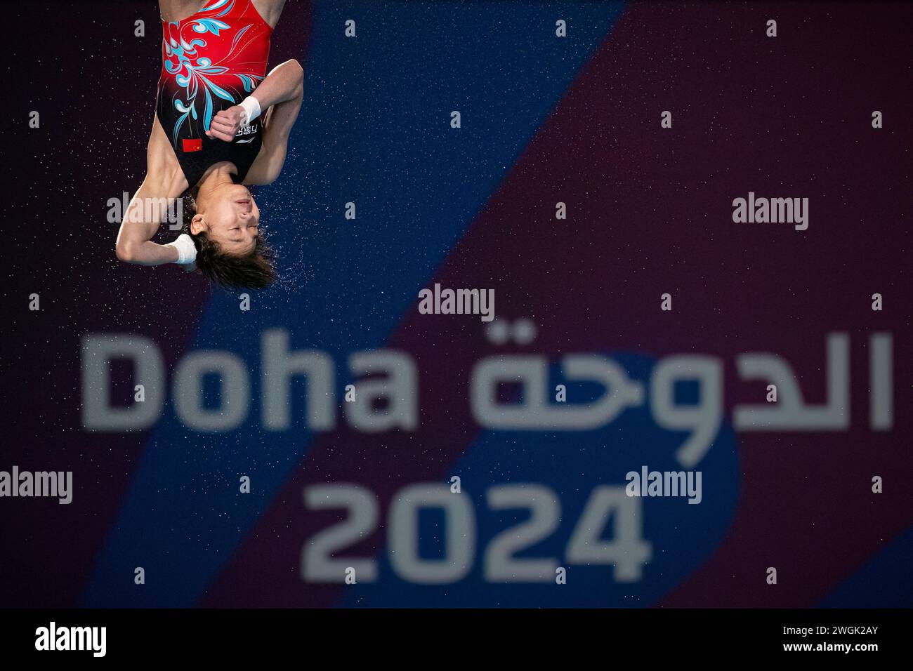 Doha, Qatar. 05th Feb, 2024. Gold medal winner Hongchan Quan of China ...