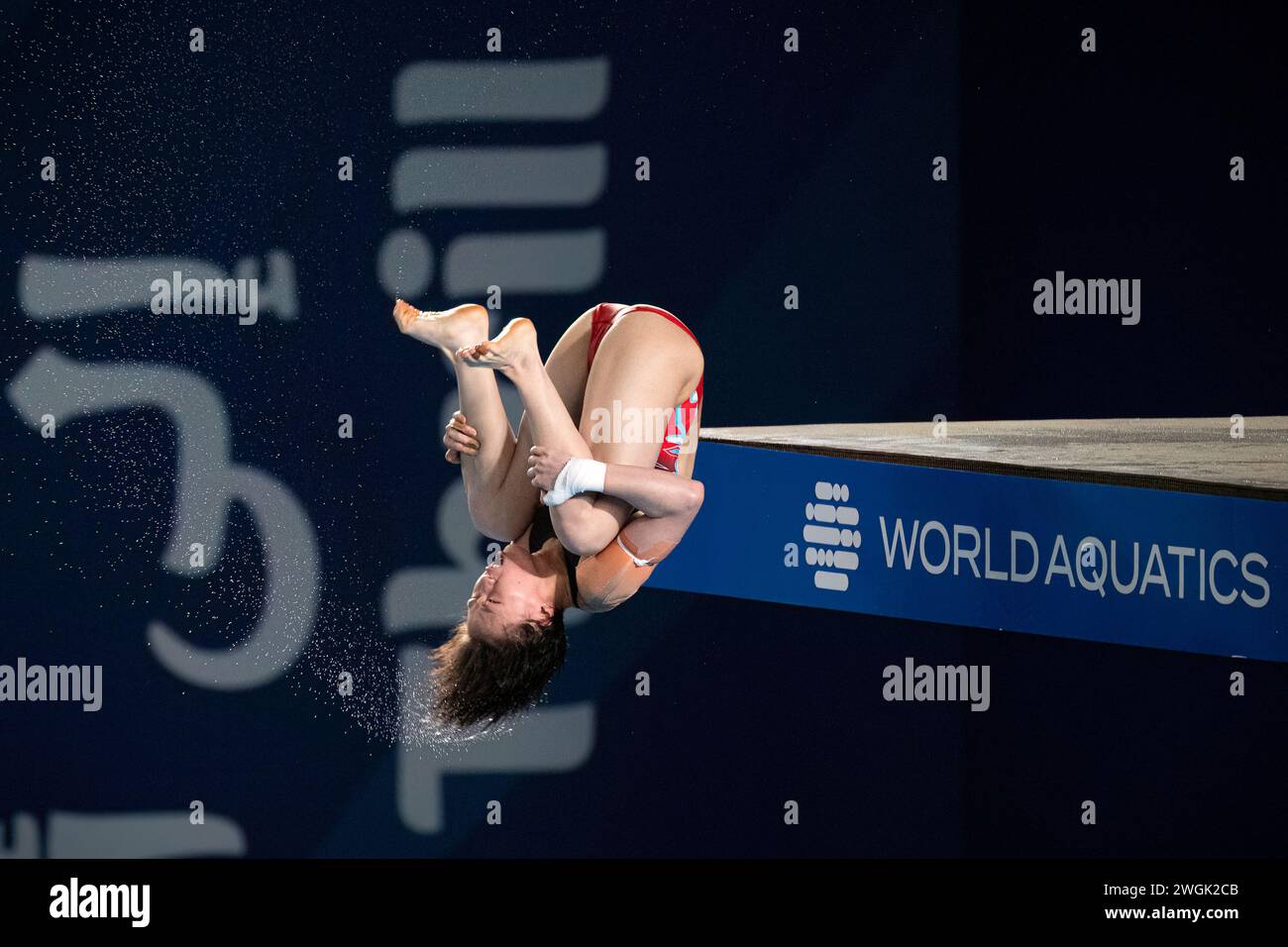 Doha, Qatar. 05th Feb, 2024. Silver medal winner Yuxi Chen of China ...
