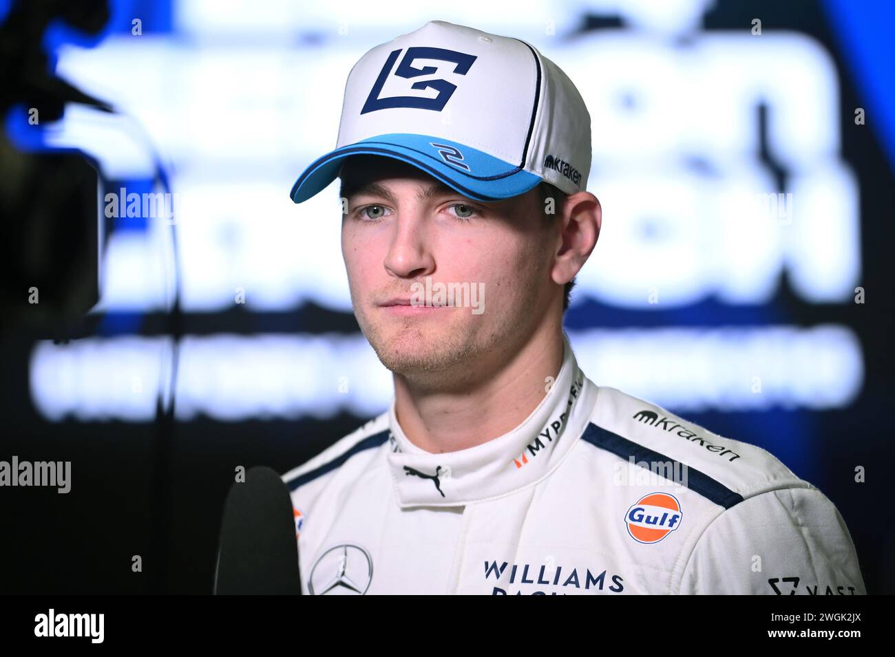 New York, USA. 05th Feb, 2024. Williams Racing Formula One driver Logan ...