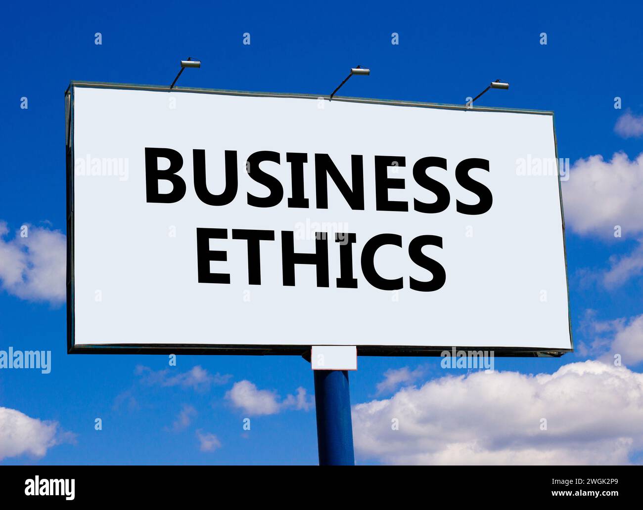 Business ethics symbol. Concept words Business ethics on beautiful ...