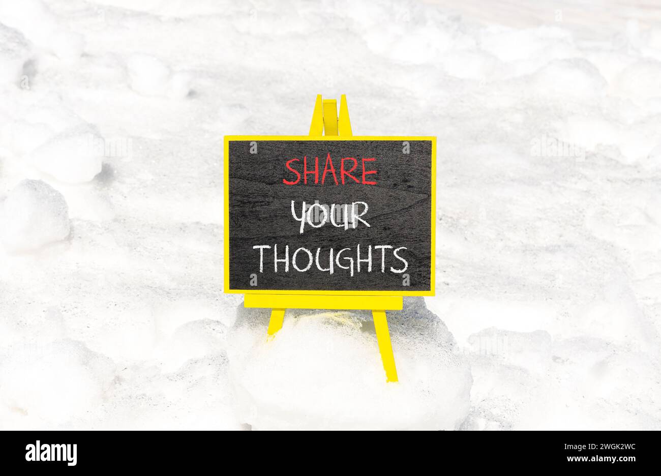 Share your thoughts symbol. Concept words Share your thoughts on ...