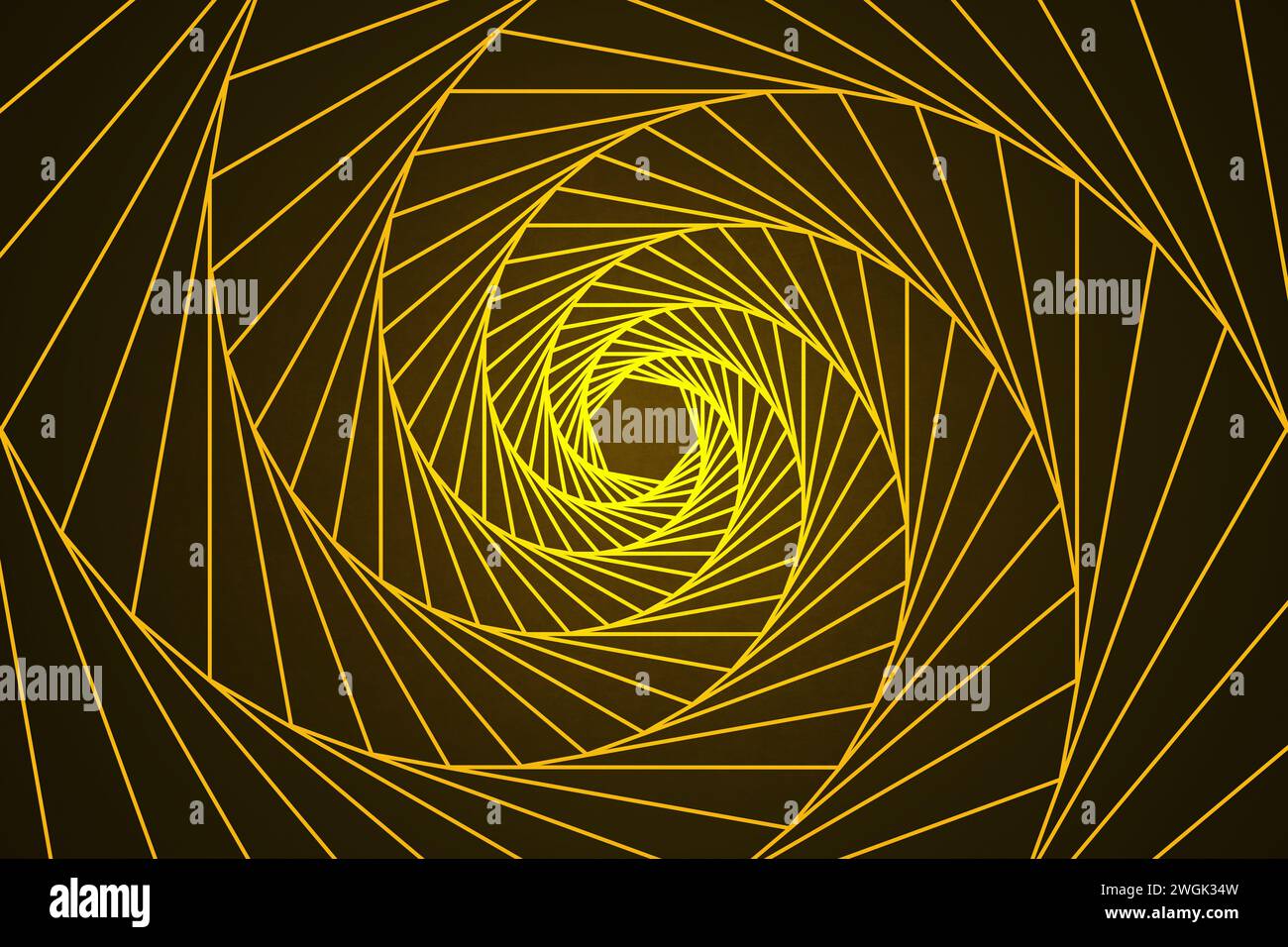 Full frame yellow abstract geometry line art Stock Photo - Alamy