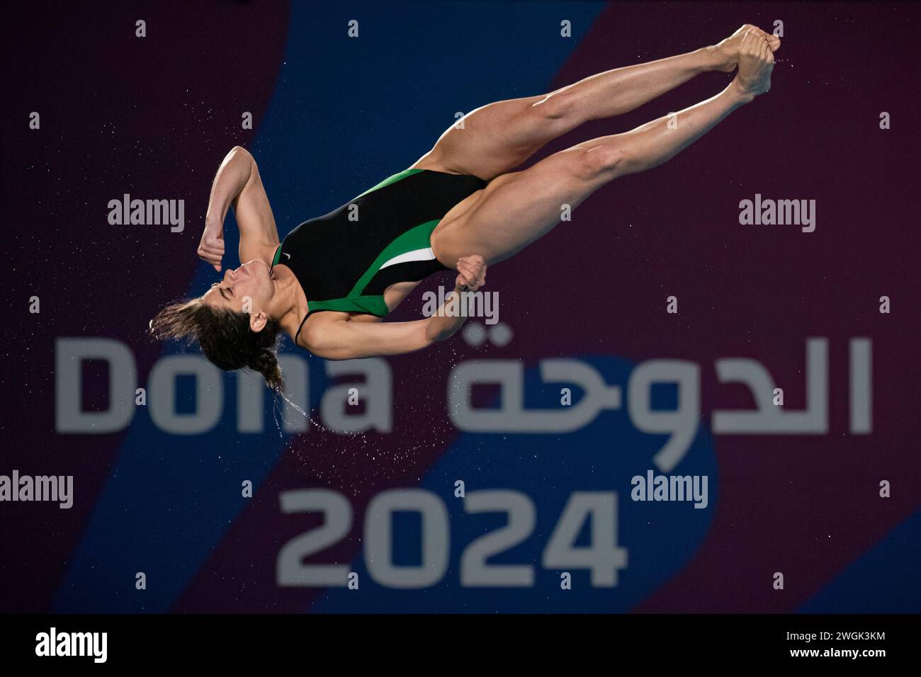 Doha, Qatar. 05th Feb, 2024. Alejandra Orozco Loza of Mexico competes ...
