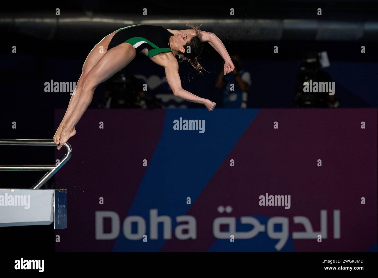 Doha, Qatar. 05th Feb, 2024. Alejandra Orozco Loza of Mexico competes ...