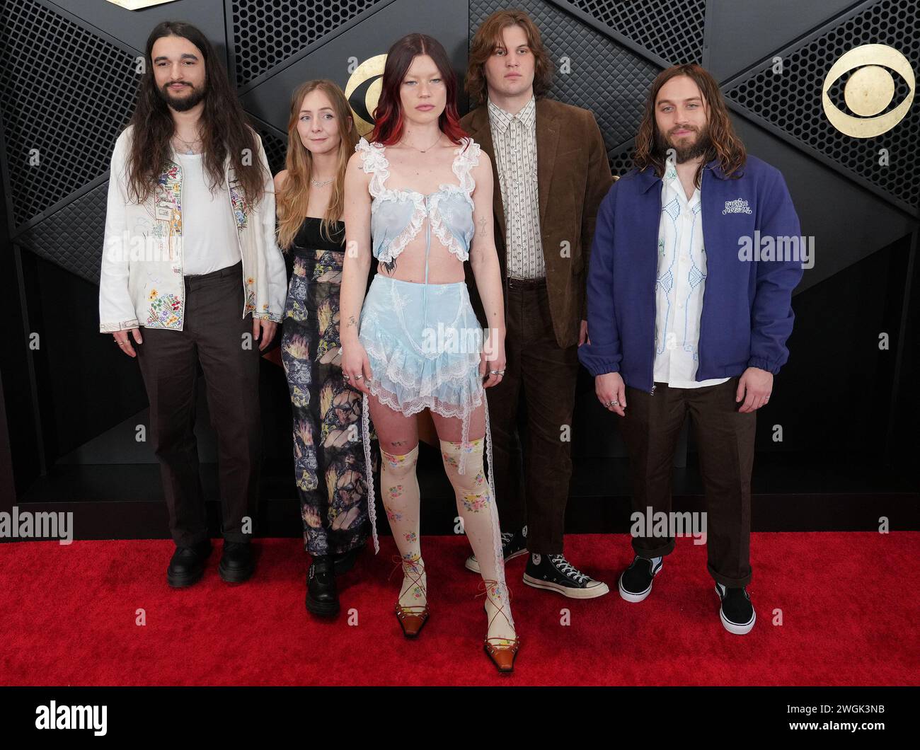 Los Angeles, USA. 04th Feb, 2024. Wet Leg arrives at the 66th Annual ...