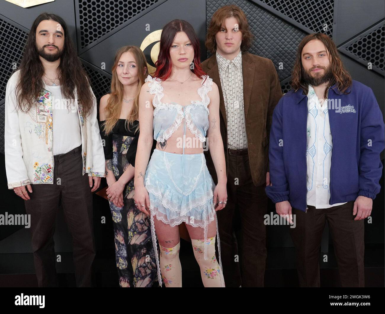 Los Angeles, USA. 04th Feb, 2024. Wet Leg arrives at the 66th Annual ...