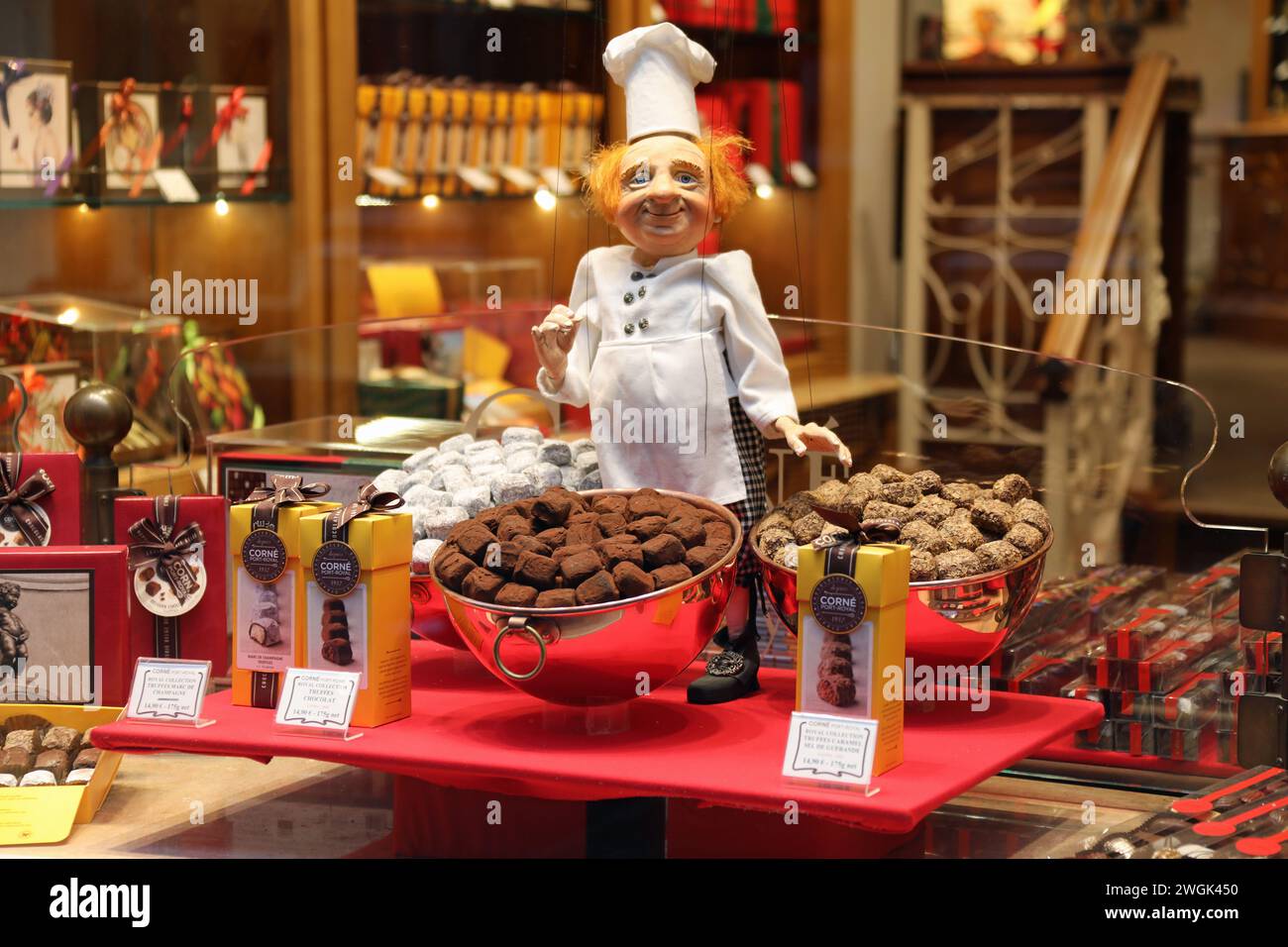 Belgian chocolate shop hi-res stock photography and images - Alamy