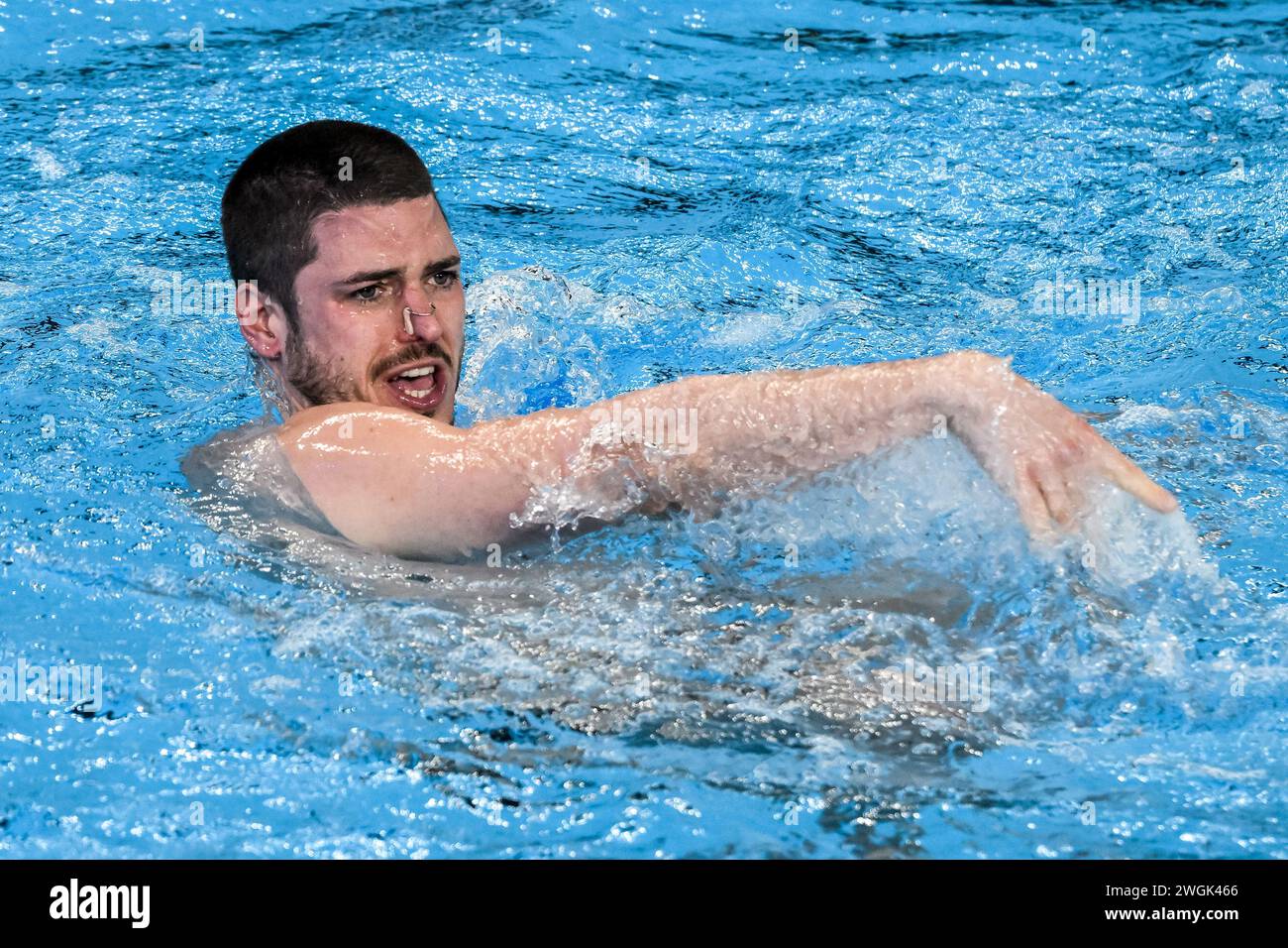 Doha, Qatar. 05th Feb, 2024. Giorgio Minisini of Italy competes in the ...