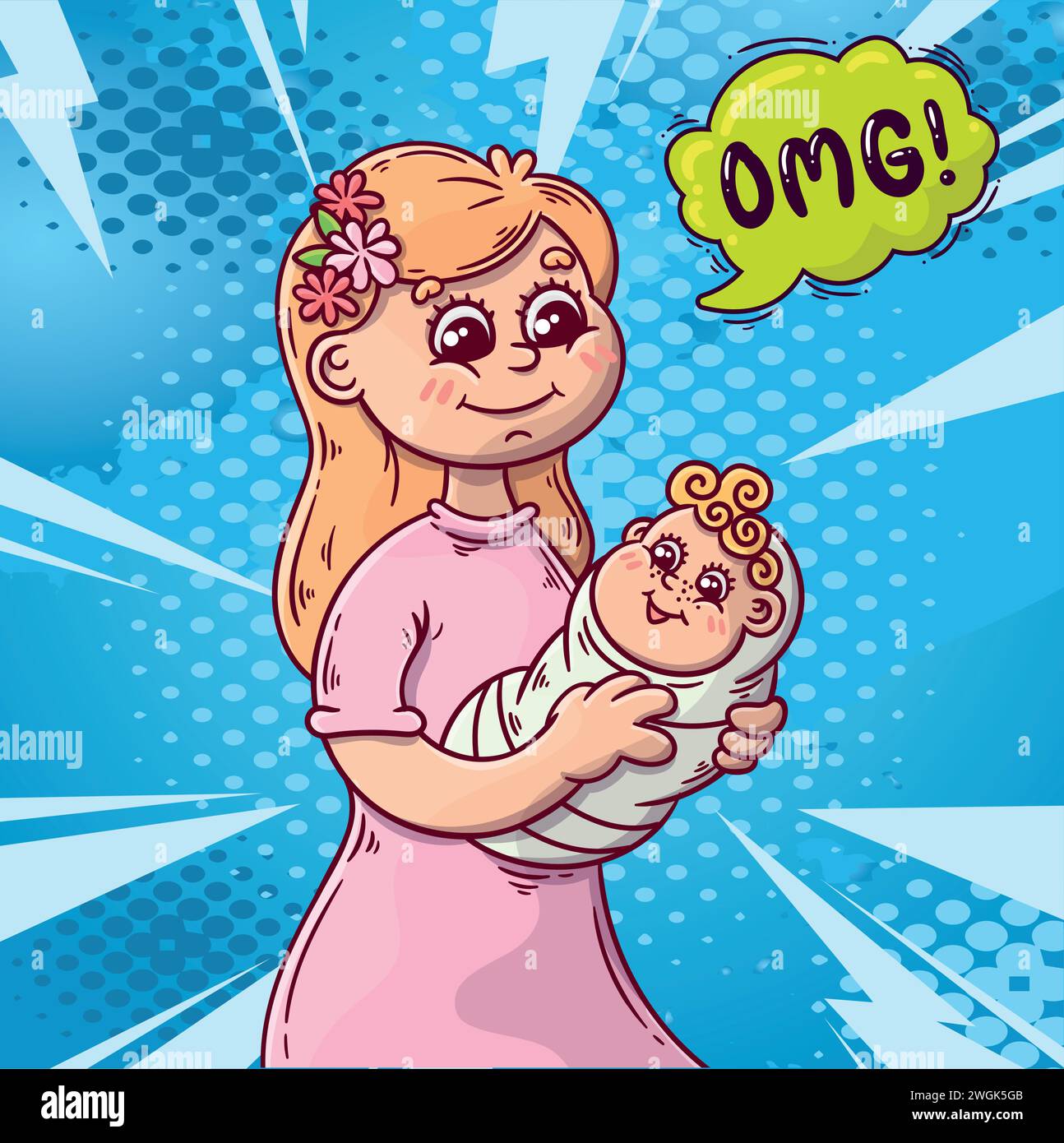 Super mom pop art style vector image Stock Vector Image & Art - Alamy Super mom pop art style vector image Stock Vector Image & Art - Alamy
