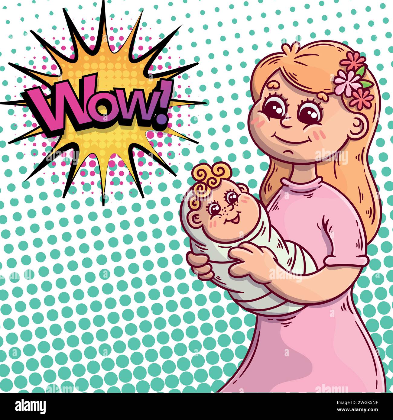 Super mom pop art style vector image Stock Vector Image & Art - Alamy Super mom pop art style vector image Stock Vector Image & Art - Alamy